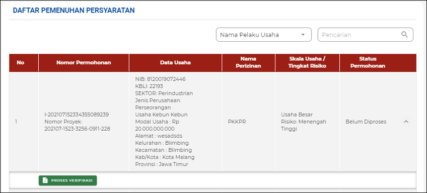 OSS RBA - Pemrosesan PKKPR Darat oleh OPD Tata Ruang dan DPMPTSP